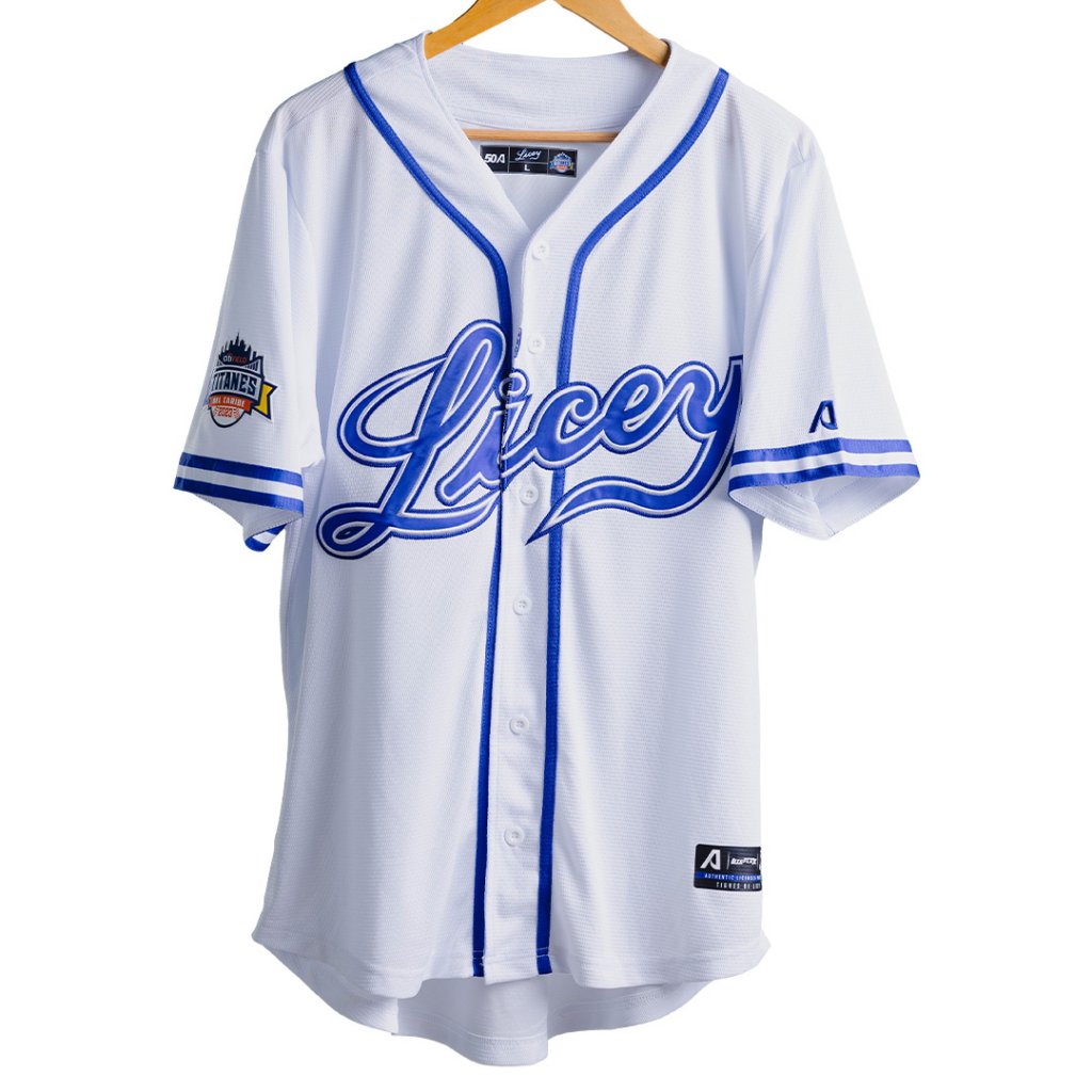 Tigres del Licey Authentic White Custom Jersey Arrieta Titanes - LIDOM ...