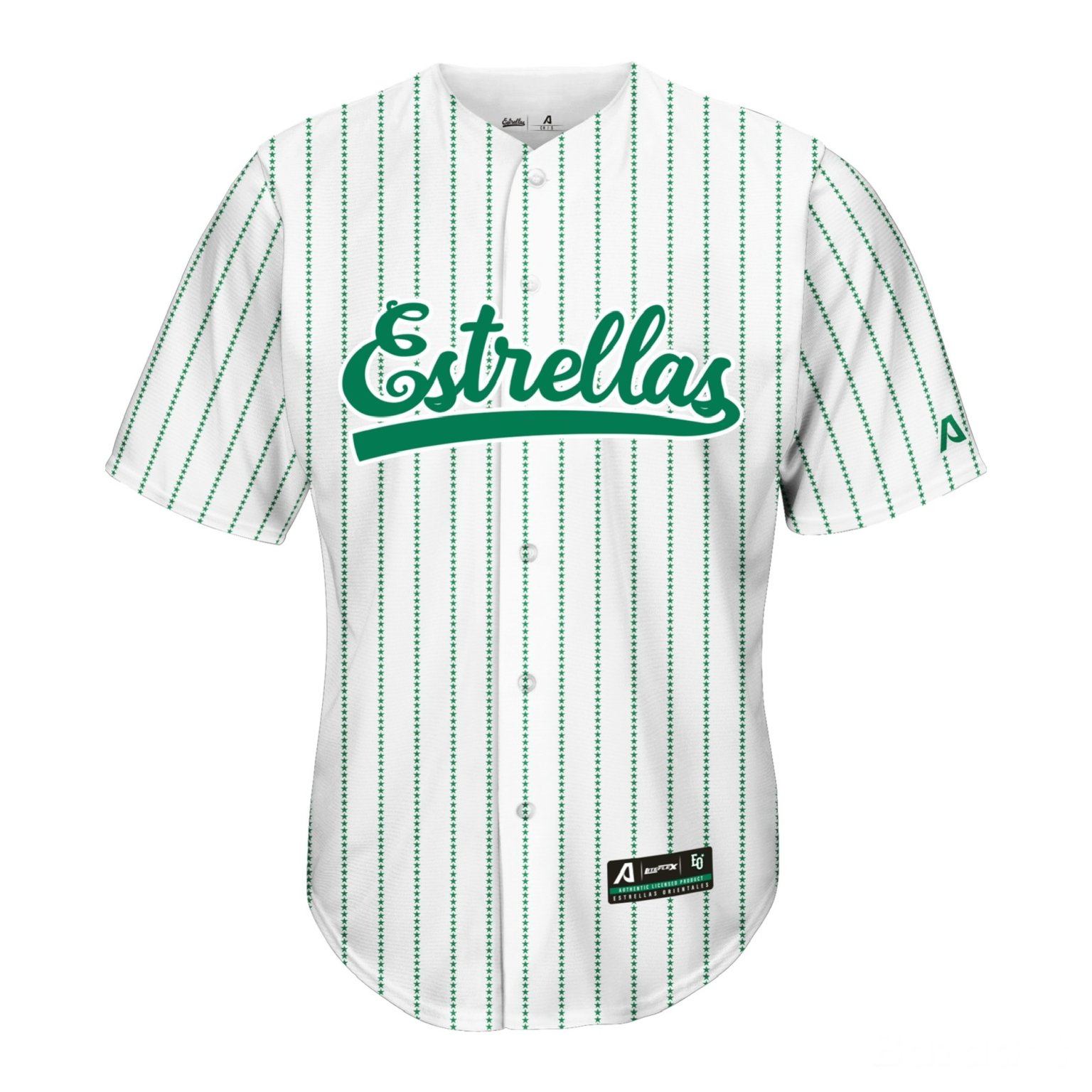 Estrellas Orientales White Striped Jersey - Arrieta 2024 - 2025 ...